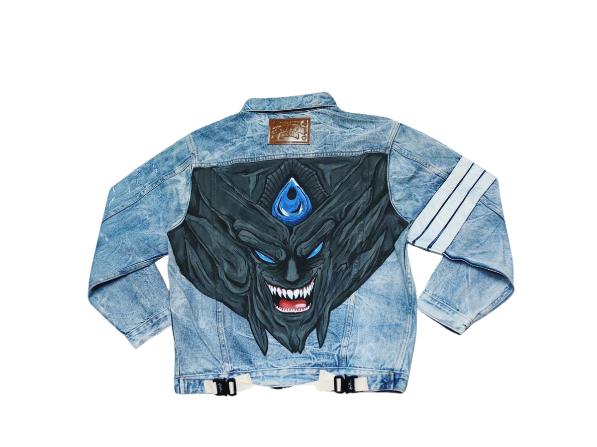 Hold’em Denim Obelisk Washed Denim Jacket Blue | ของแท้