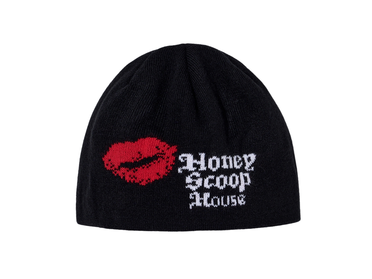 SASOM | เครื่องประดับ Honey Scoop House Lips Logo Beanie Black เช็คราคา ...