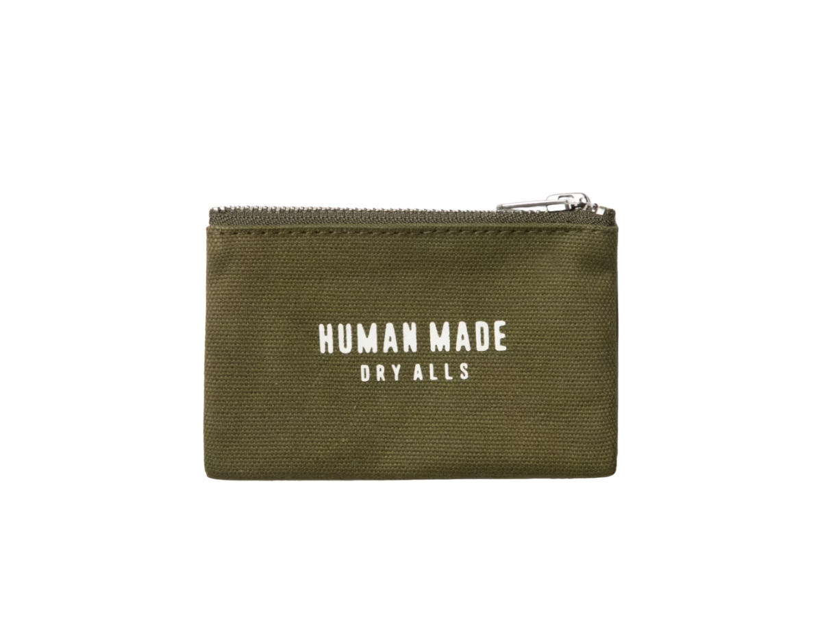 Human Made Card Case Olive Drab Shop Authentic at SASOM