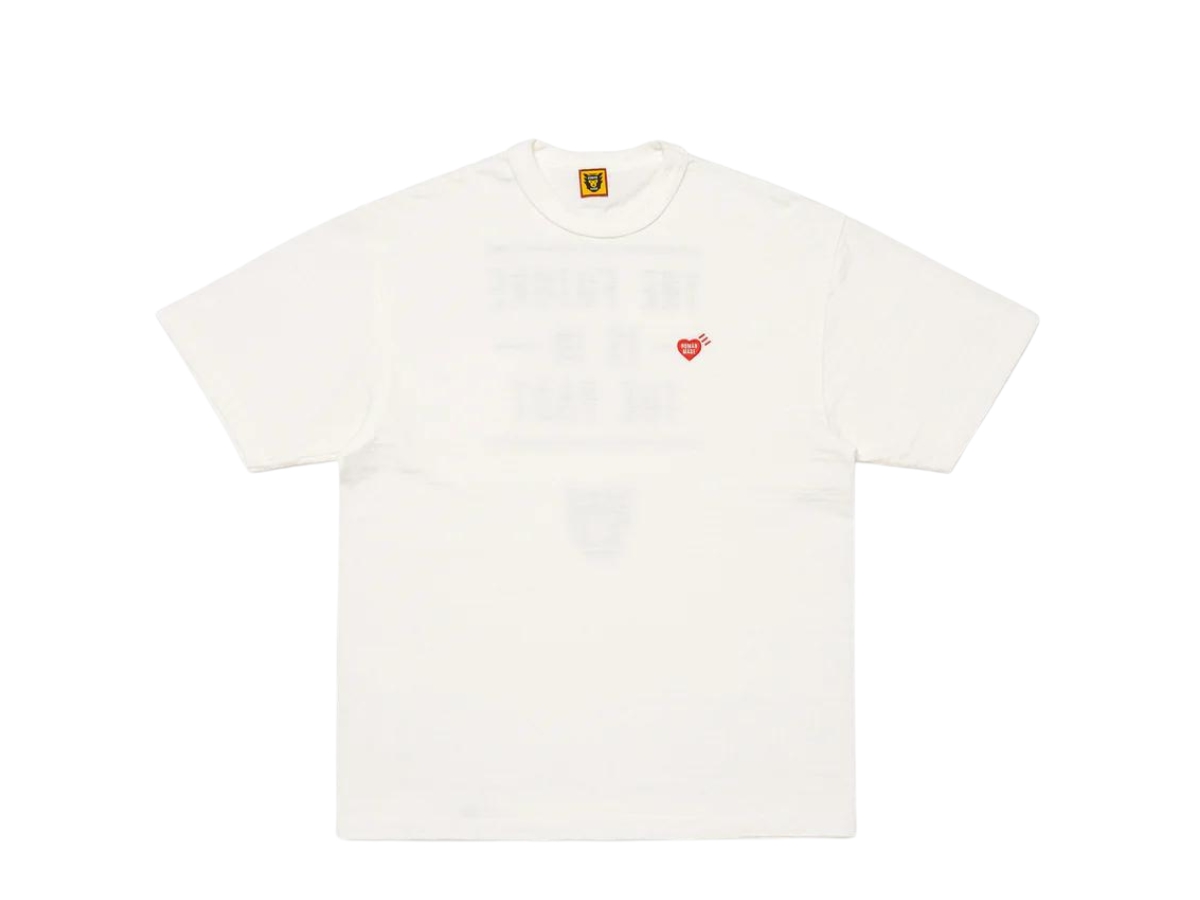 Human Made Heart Badge T-Shirt Heart Patch White | ของแท้