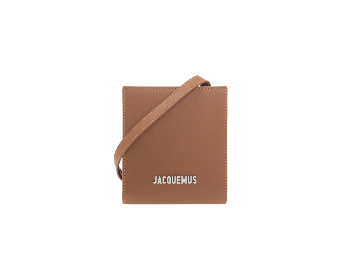 SASOM | bags Jacquemus Le Gadjo In Leather With Silver Hardware Brown ...