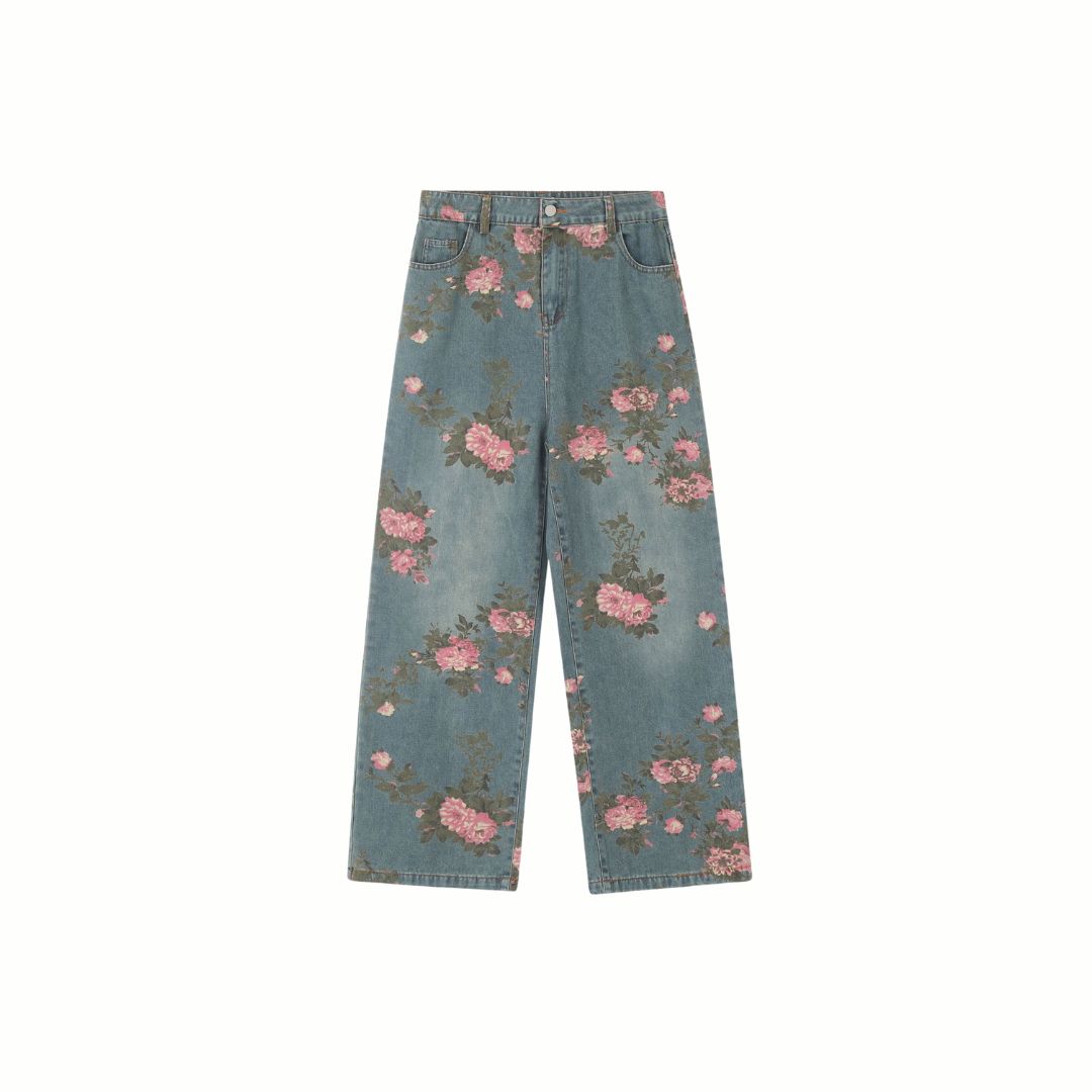 Jeera 168 Pink Rose Jean Long Pants Shop Authentic at SASOM