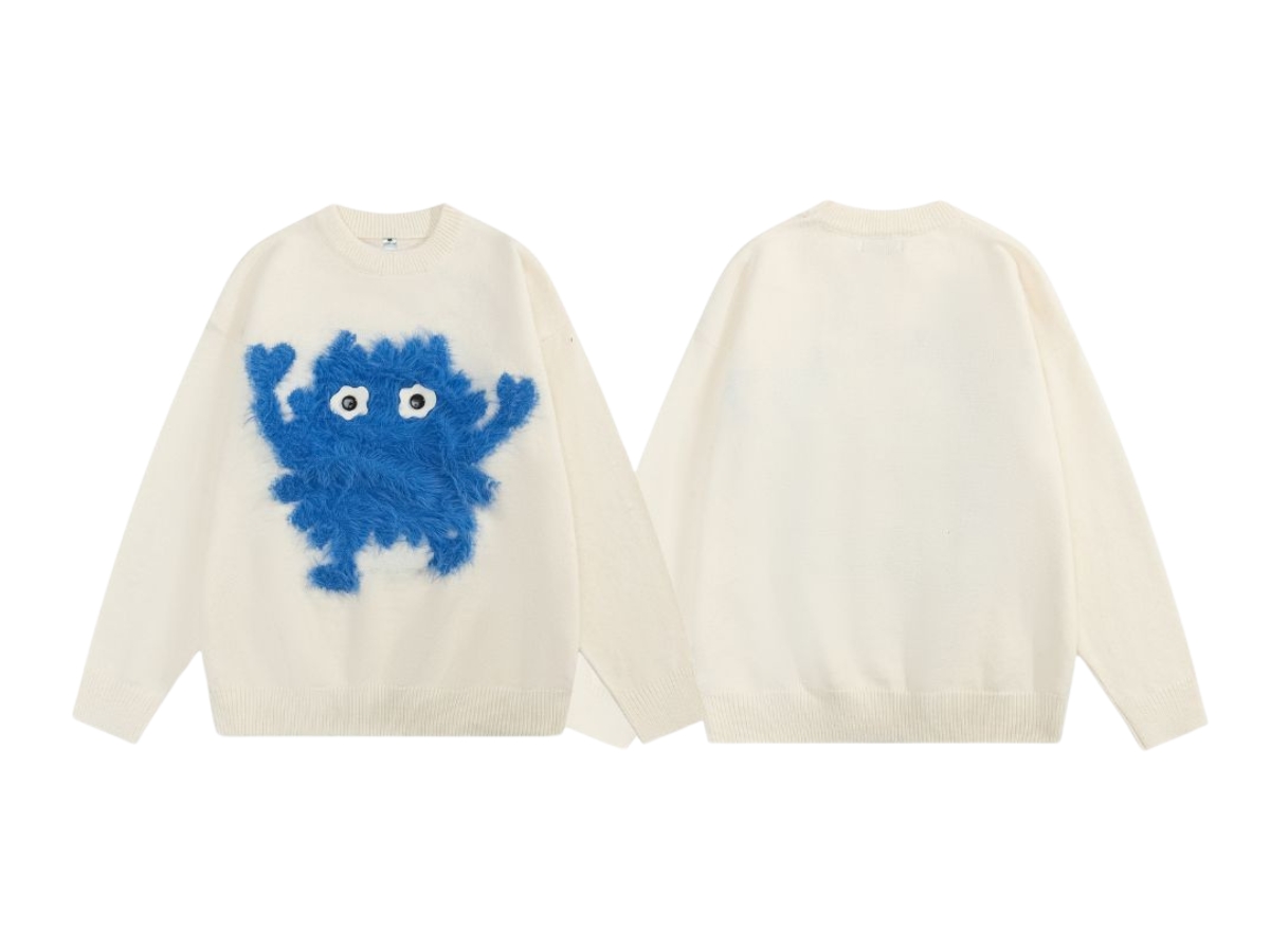 Buy (พร้อมส่ง) Jeera 168 Blue Monster Sweater | SASOM