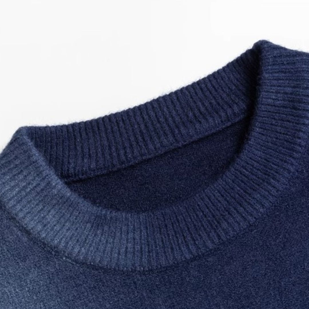 Buy Jeera 168 Blue Gradient color diagonal sweater | SASOM