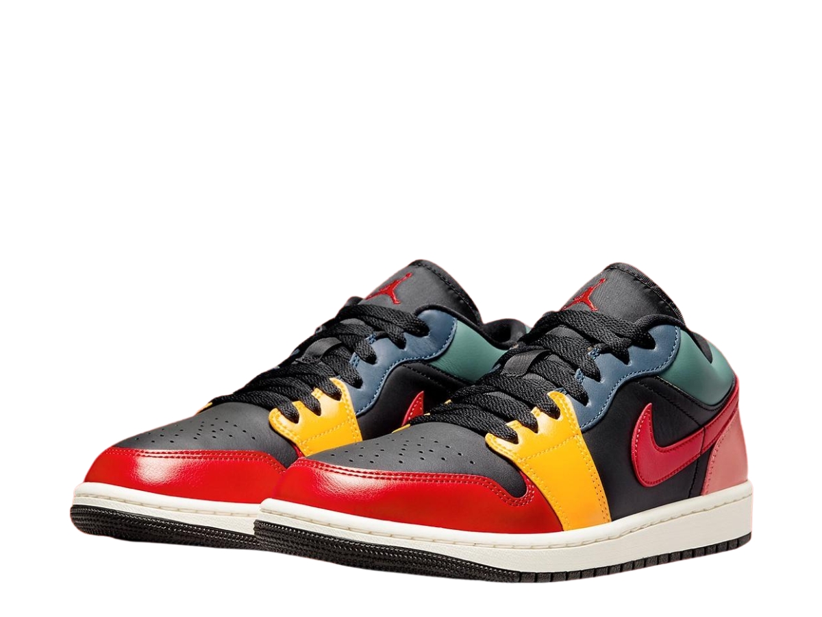 สนีกเกอร์ Jordan 1 Low SE Black Multi-Color | ซื้อ-ขายของแท้