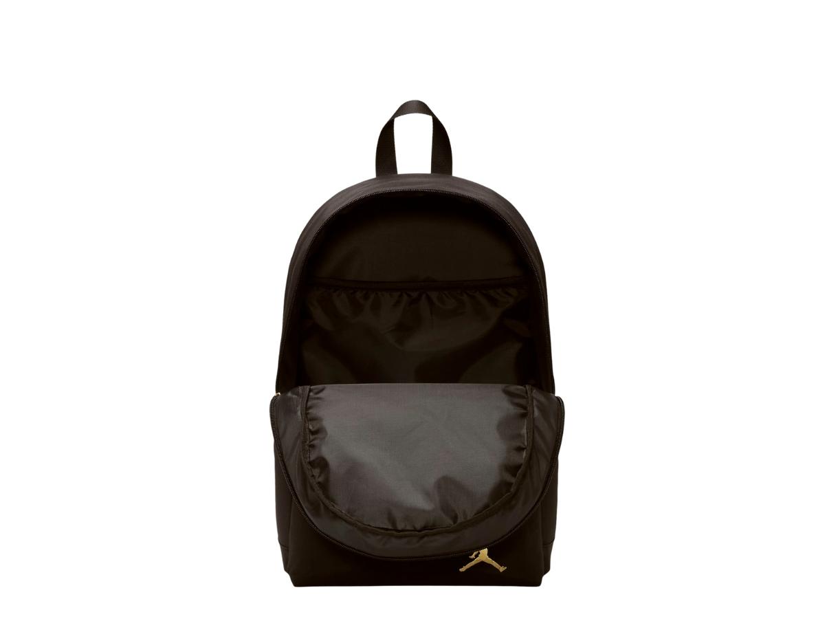 Jordan Black And Gold Backpack Shop Authentic at SASOM