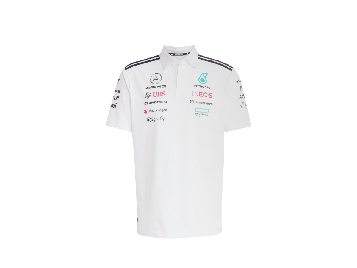 adidas Mercedes - Amg Petronas Formula One Team Polo Shirt White ...