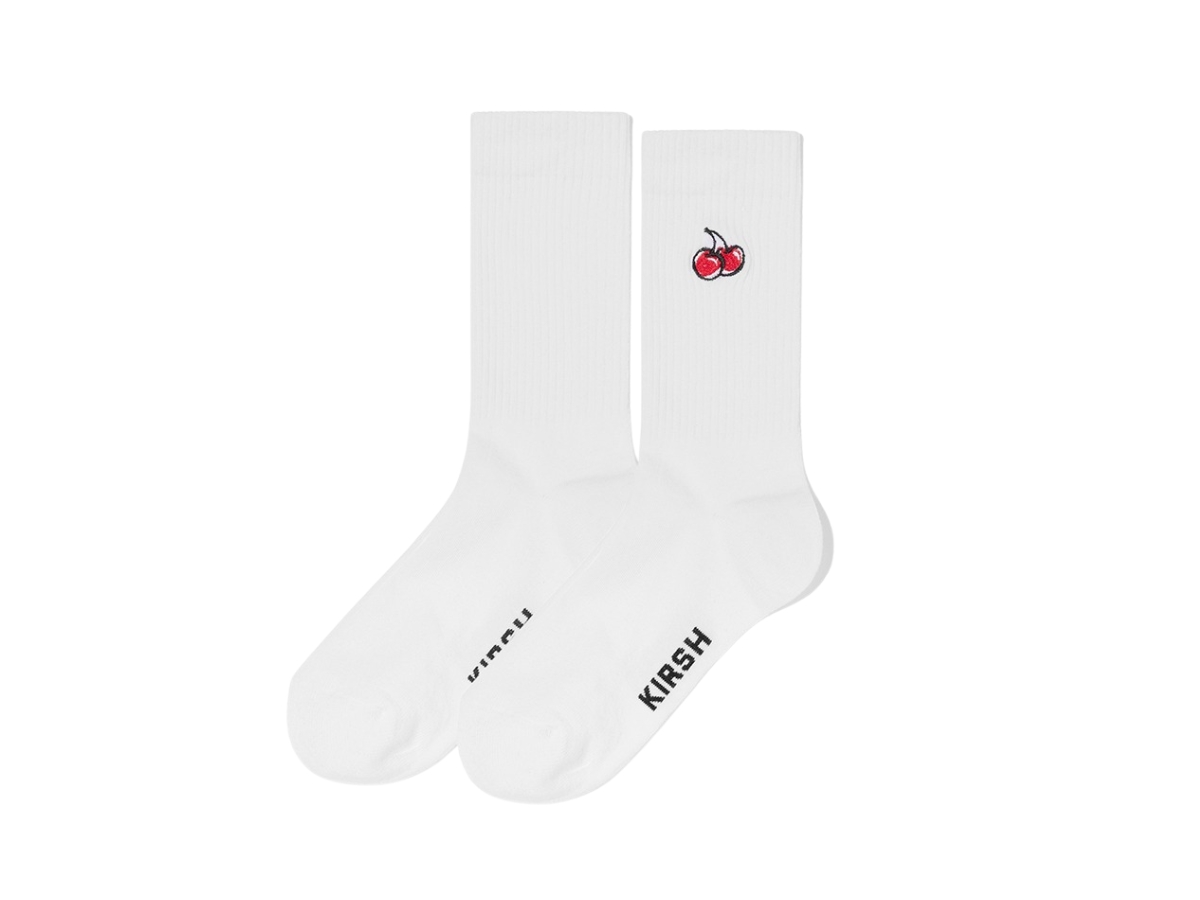 ช้อป KIRSH Cherry Logo Standard Socks Whiteของแท้ที่ SASOM