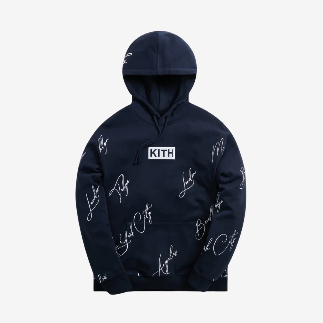 SASOM | เสื้อผ้า Kith City Script Hoodie Nocturnal เช็คราคาล่าสุด
