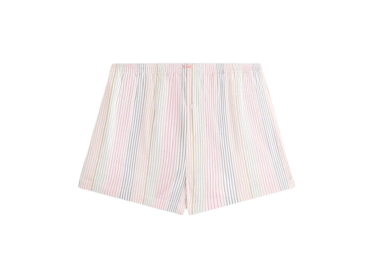 Buy Kith Women Ida II Seersucker Boxer Short White | SASOM