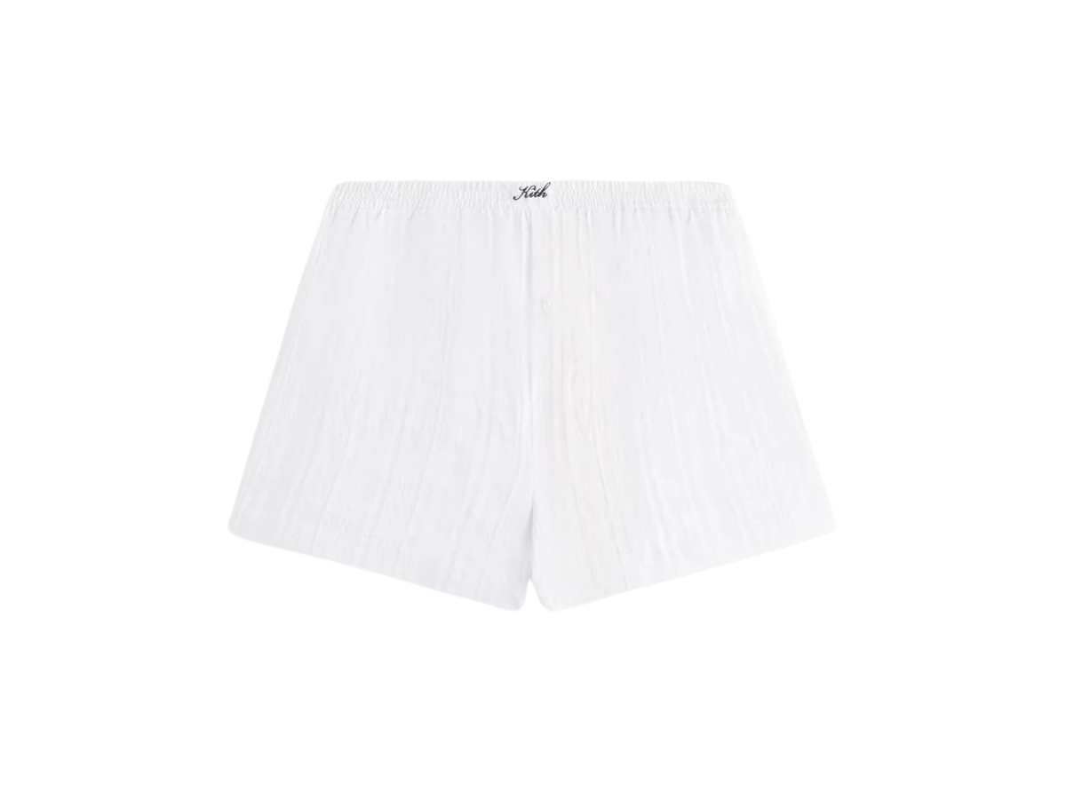 Buy Kith Women Ida II Sheer Stripe Boxer Short White | SASOM