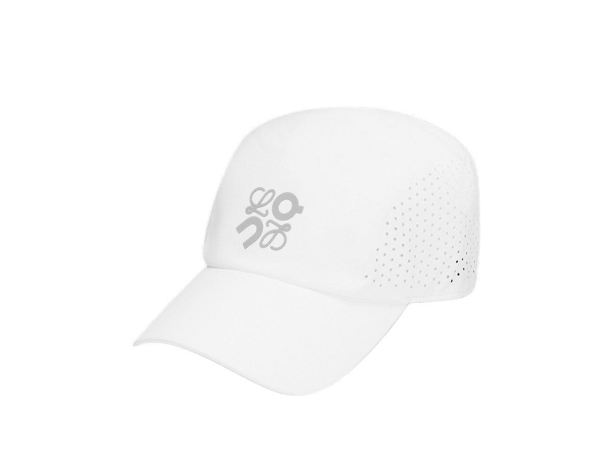 Loewe Cap In Technical Shell White Shop Authentic at SASOM
