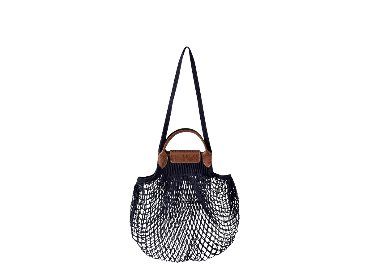 SASOM | bags Longchamp Le Pliage Filet Mesh Bag L In Cotton Canvas With ...
