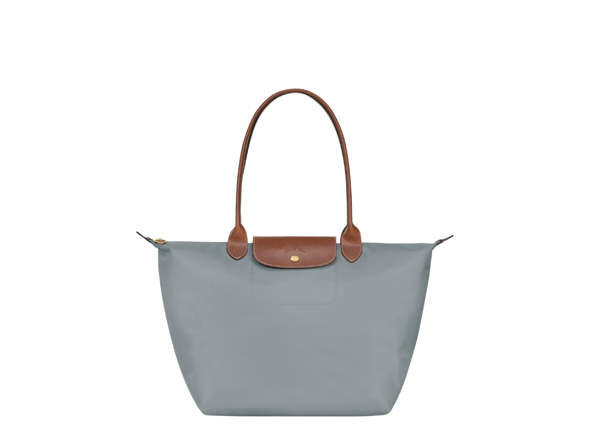 Longchamp Le Pliage Original L Tote Bag In Recycled Canvas With Gold ...