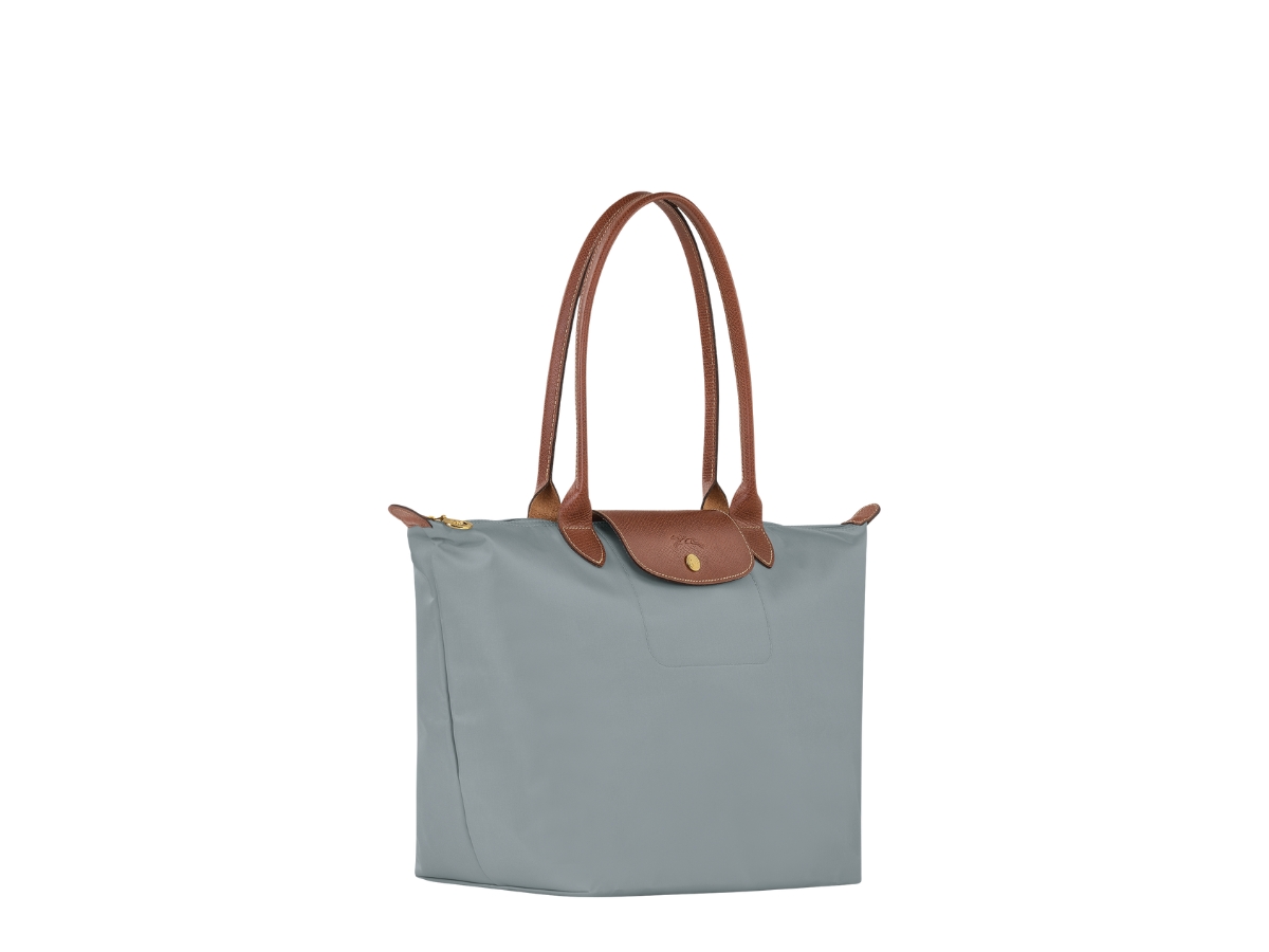 Longchamp Le Pliage Original L Tote Bag In Recycled Canvas With Gold ...