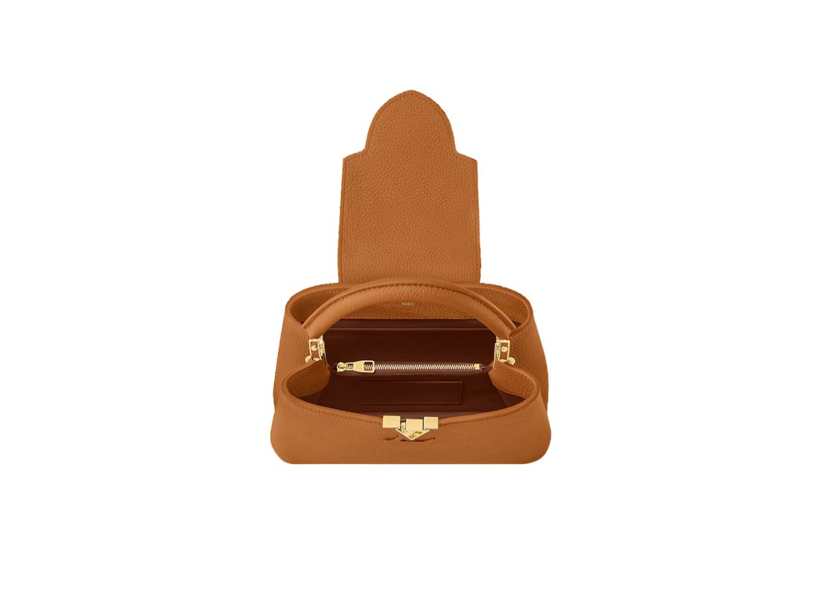 Louis Vuitton Capucines BB In Taurillon Leather With Gold-Color ...