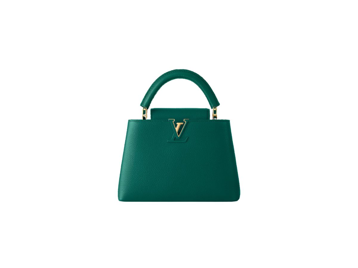 Louis Vuitton Capucines BB In Taurillon Leather With Gold-Color ...