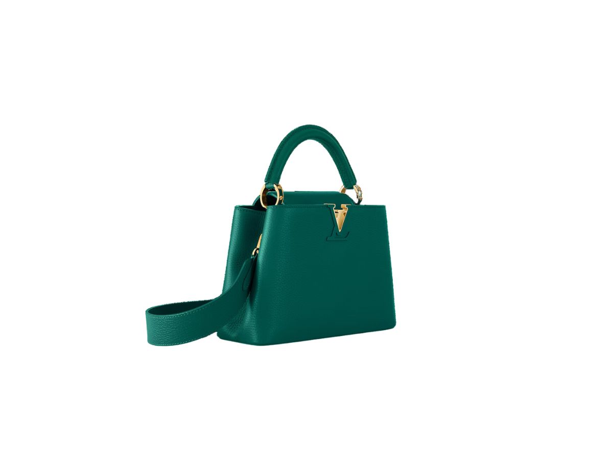 Louis Vuitton Capucines BB In Taurillon Leather With Gold-Color ...
