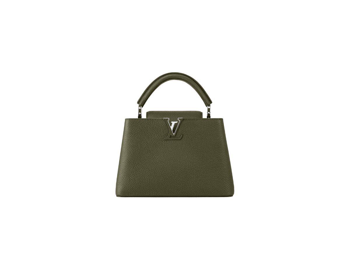 Louis Vuitton Capucines BB In Taurillon Leather With Silver-Color ...