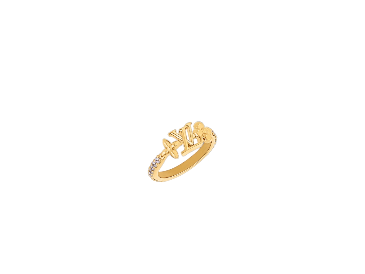 Louis Vuitton LV Iconic Ring In LV Initials-Monogram Flower Metal With ...