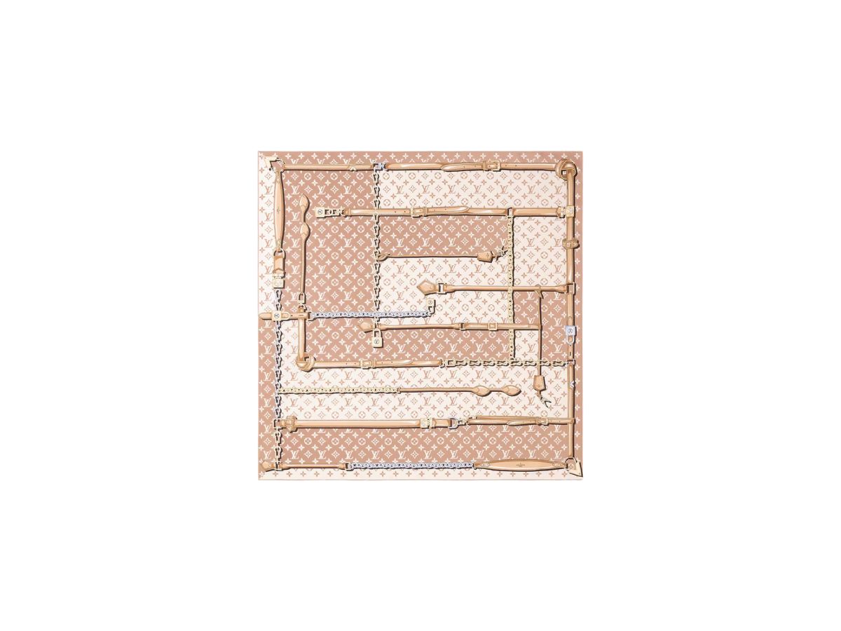 Louis Vuitton Monogram Confidential Square 90 Dune | ของแท้