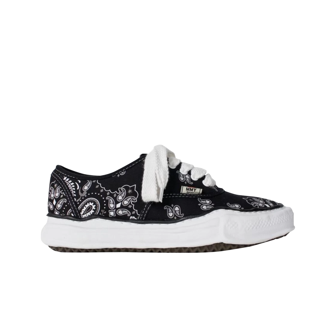 Maison Mihara Yasuhiro Baker OG Sole Bandana Low-top Sneakers Black