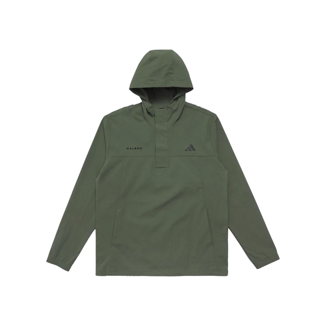 Buy Malbon Golf x Adidas Ripstop Hoodie Olive Strata | SASOM