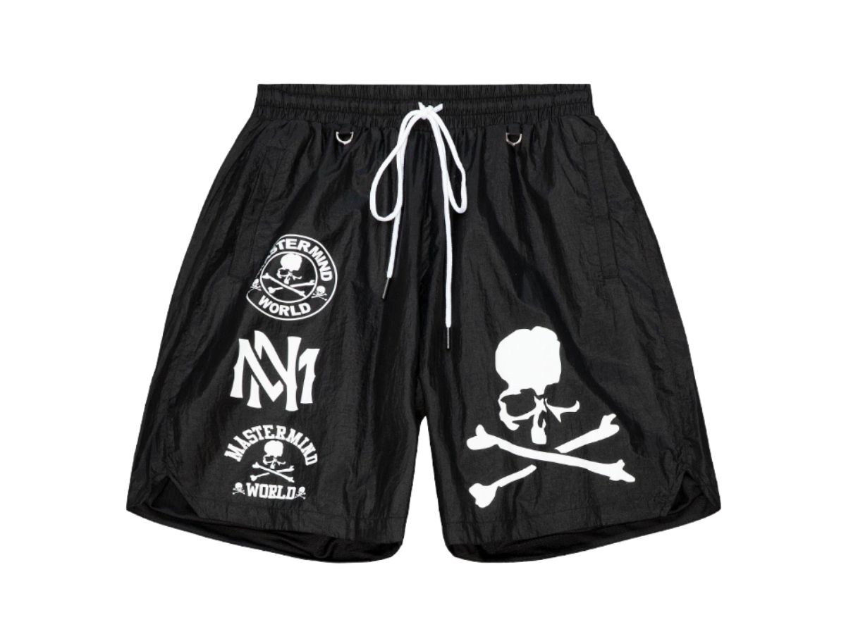 Buy Mastermind World x M&N Nylon Short Black | SASOM