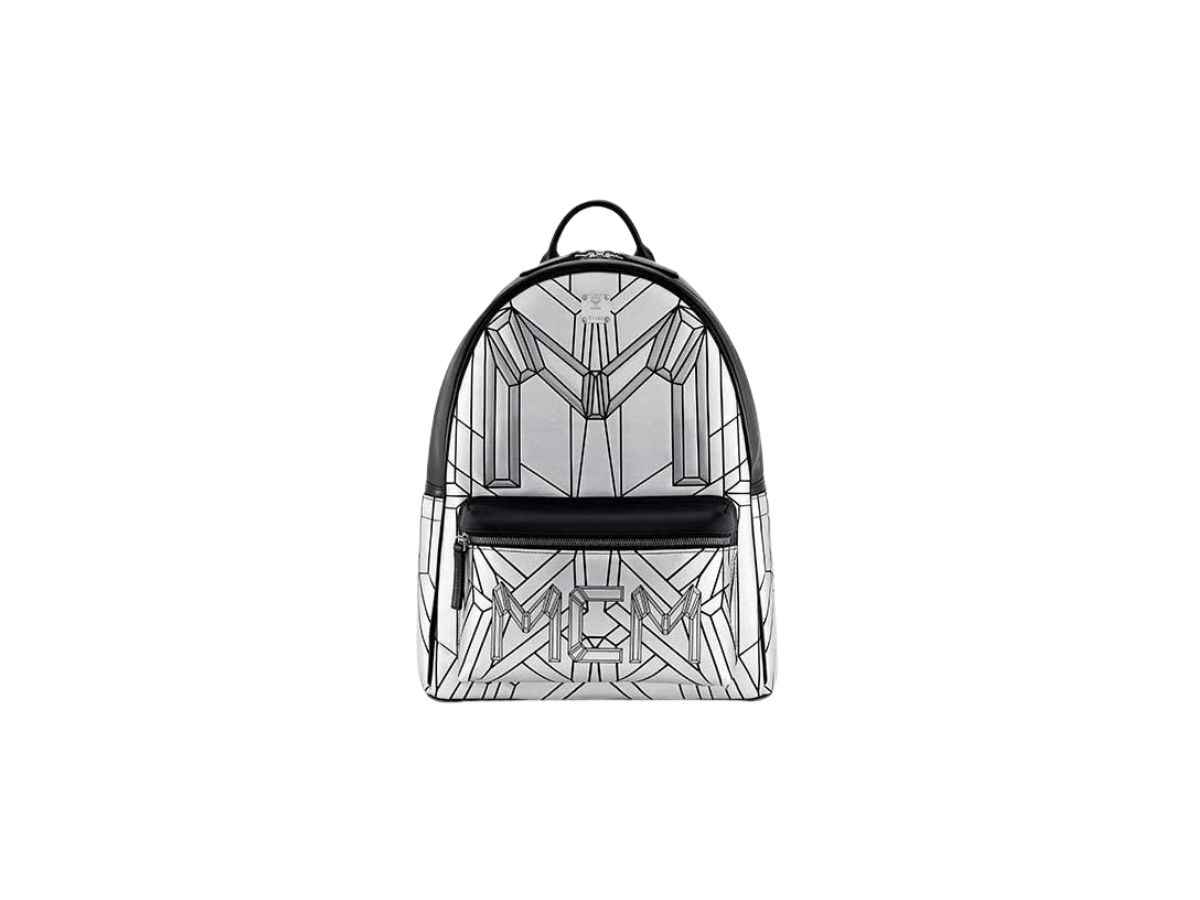 Buy MCM Bionic Backpack In Polyamide Silver | SASOM