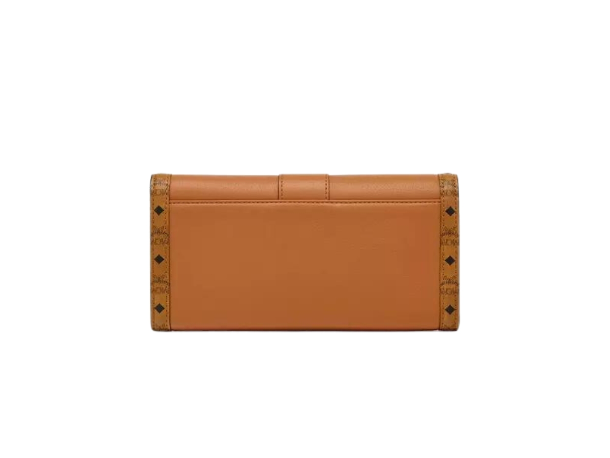 MCM Large Tracy Chain Wallet In Spanish Calf Leather With 24k Gold ...