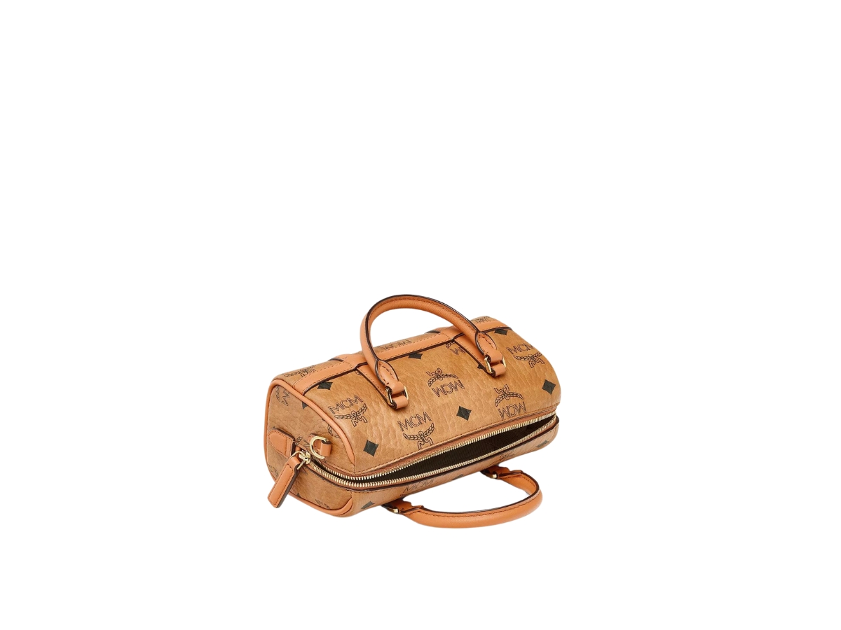 SASOM | bags MCM Mini Aren Boston Bag In Visetos Monogram Coated Canvas ...