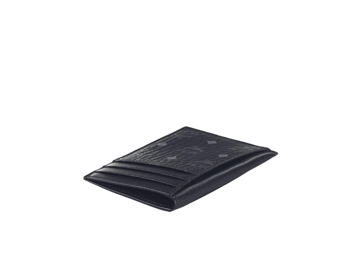 MCM N/S Card Case In Visetos Original 6 Card Slots Black