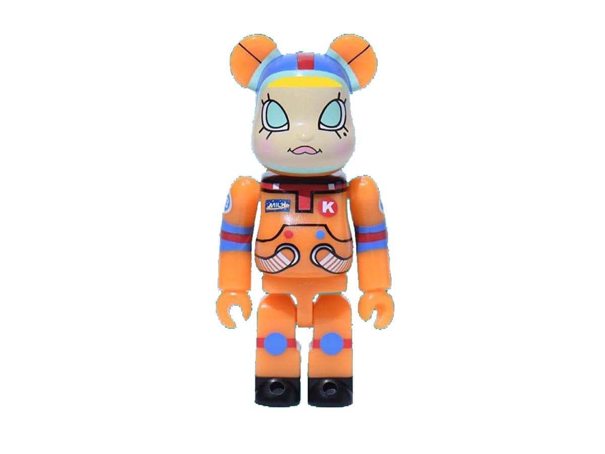 BE@RBRICK Kennyswork x Milk Exclusive Space Molly 1000%