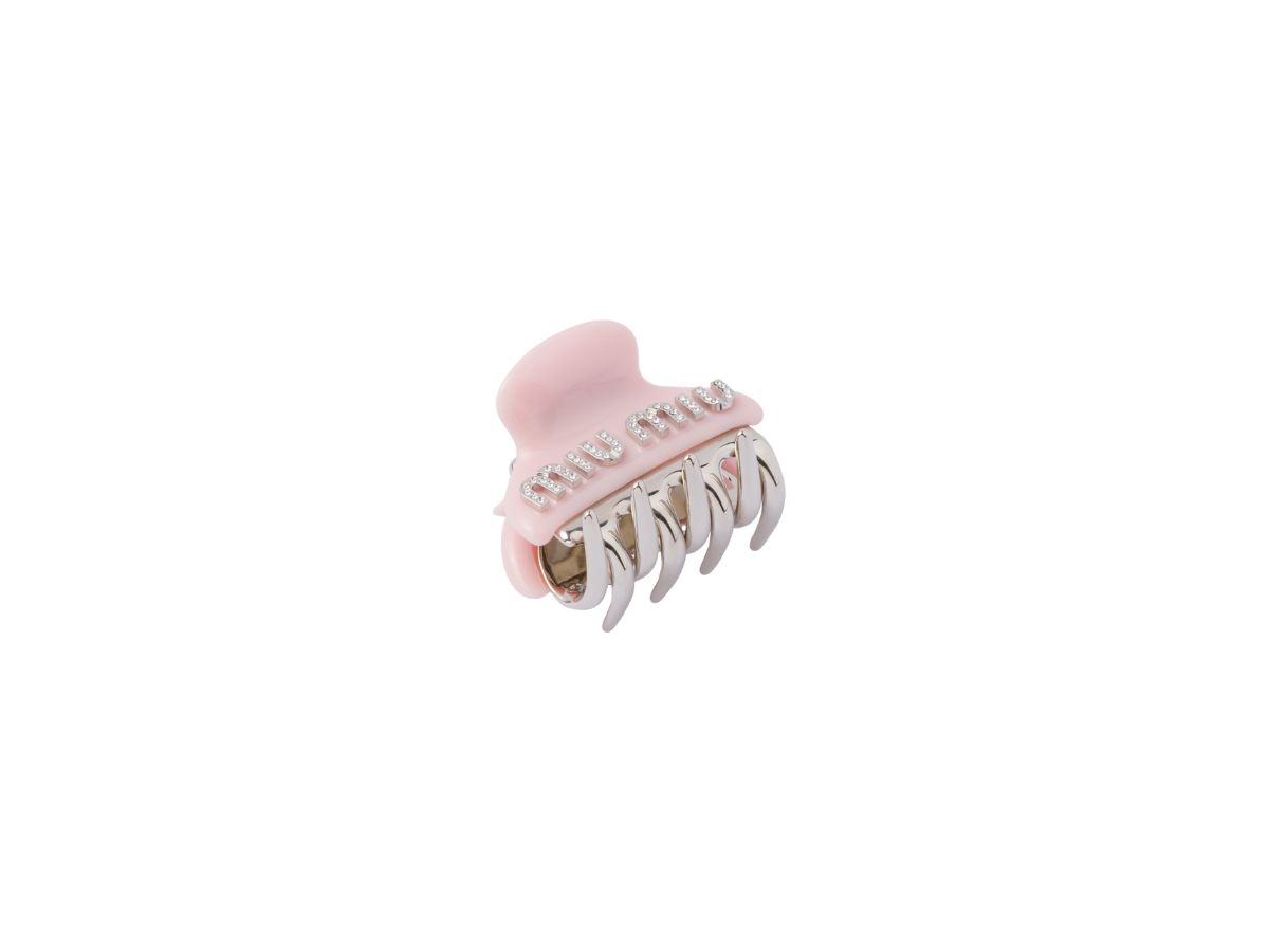 SASOM | เครื่องประดับ Miu Miu Plexiglas And Metal Hair Clip With ...