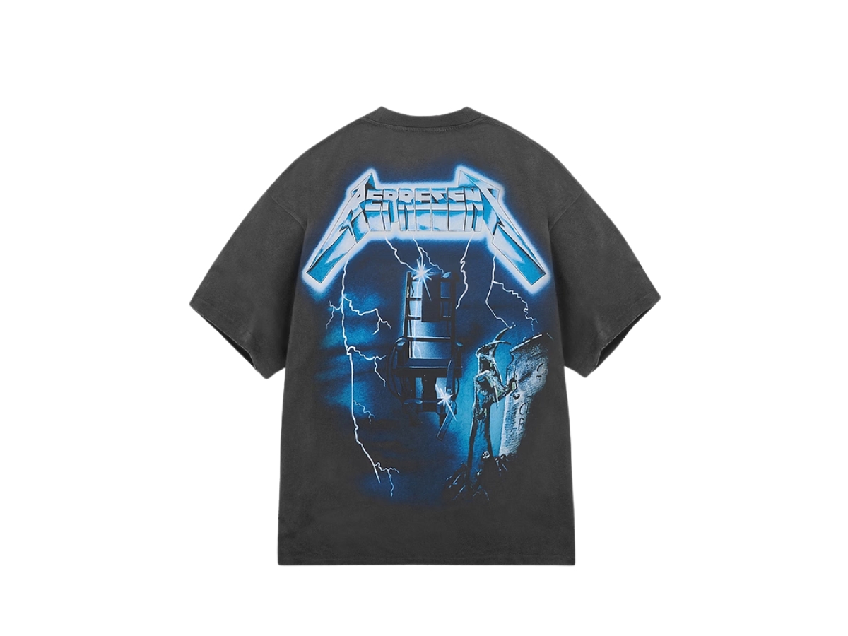 Represent x Metallica Ride The Lightning T-Shirt Vintage Grey