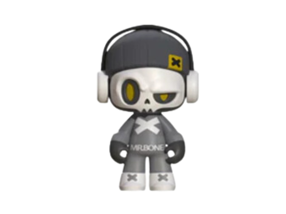 (เช็คการ์ด) Mr. Bone White (Mini Junior First Day Figure)