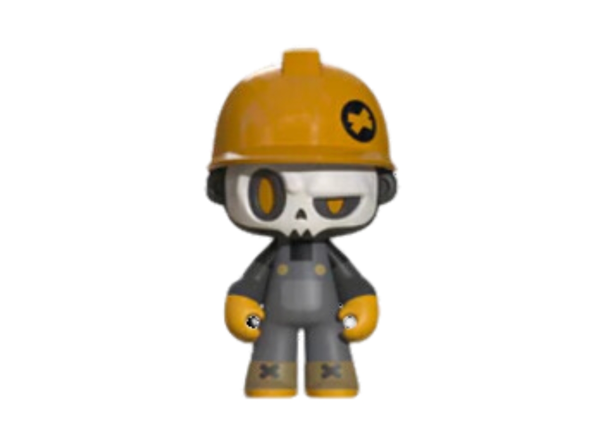 (เช็คการ์ด) Mr. Bone Worker (Mini Junior First Day Figure)