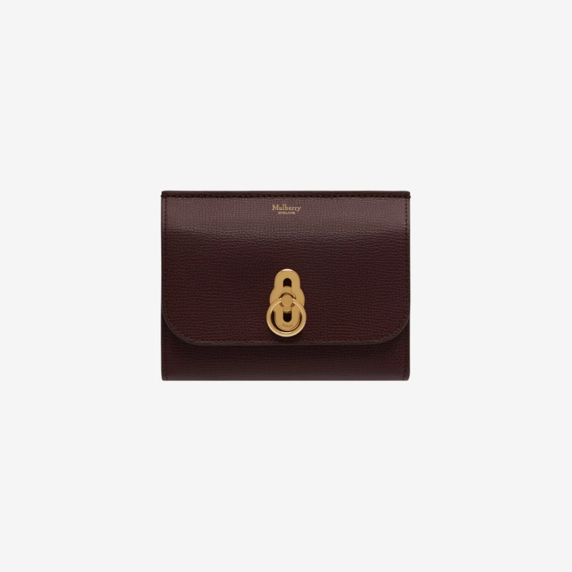 SASOM | กระเป๋า Mulberry Classic Grain Amberley Medium Wallet Oxblood ...