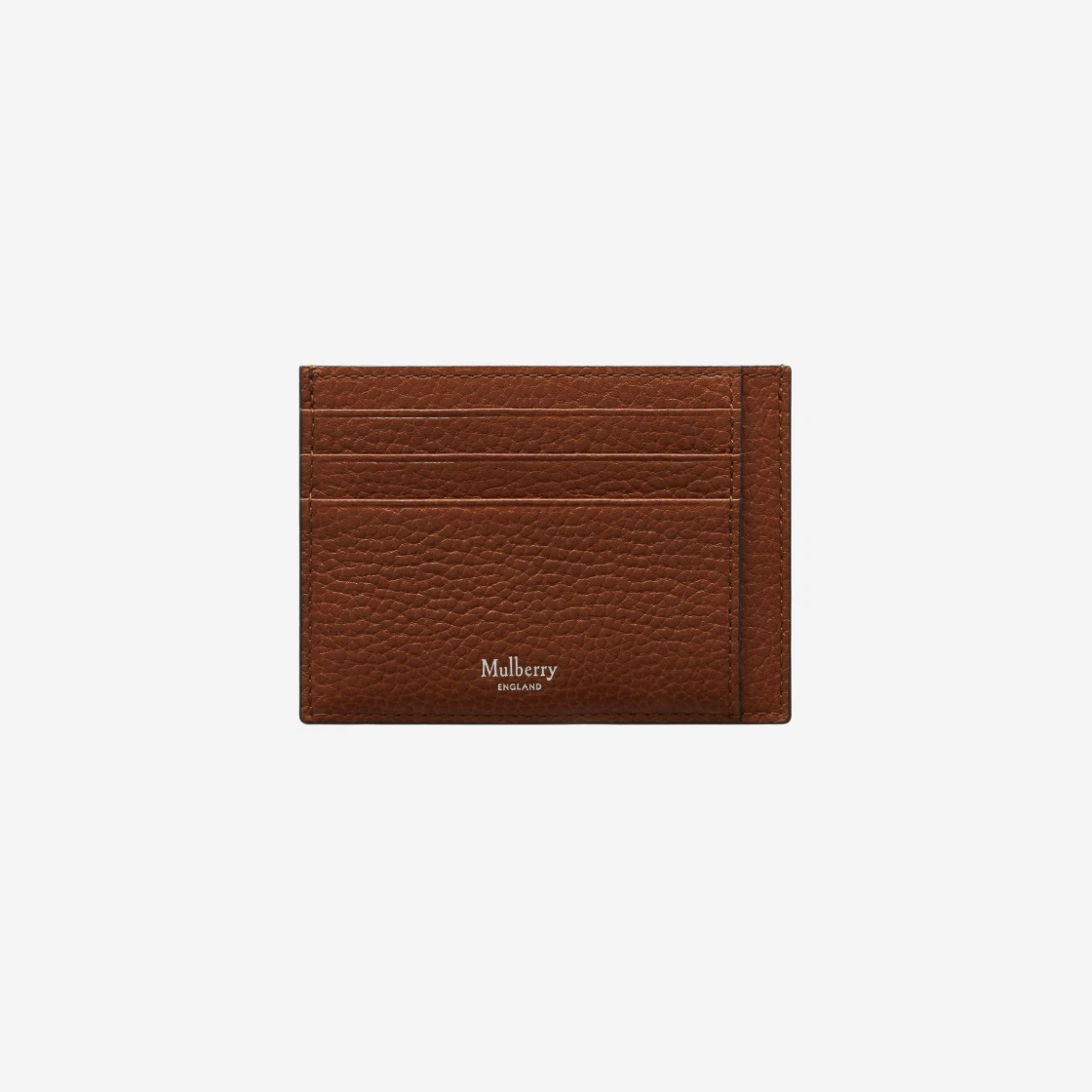 Mulberry Small Classic Grained Leather Card Holder Oak