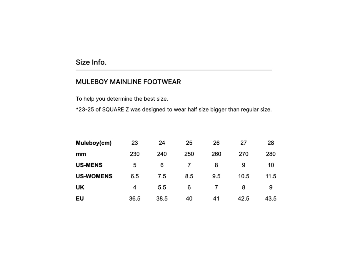 Muleboy Square Z Flip Flop Baby Blue