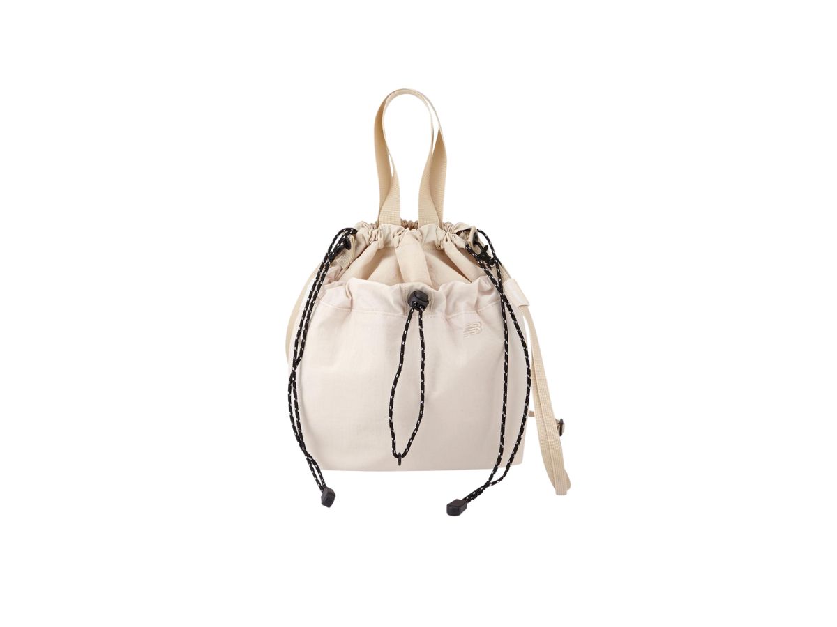 New Balance String Crossbody Bag In Nylon Light Yellow