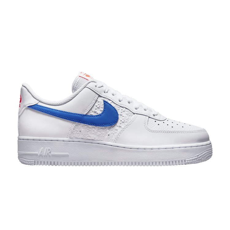 Nike Air Force 1 '07 'Embossed Hoops - Racer Blue'