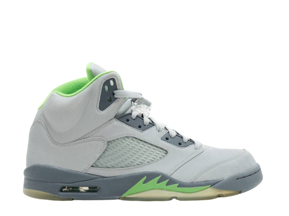 Jordan 5 Retro Green Bean Silver-Flint Grey