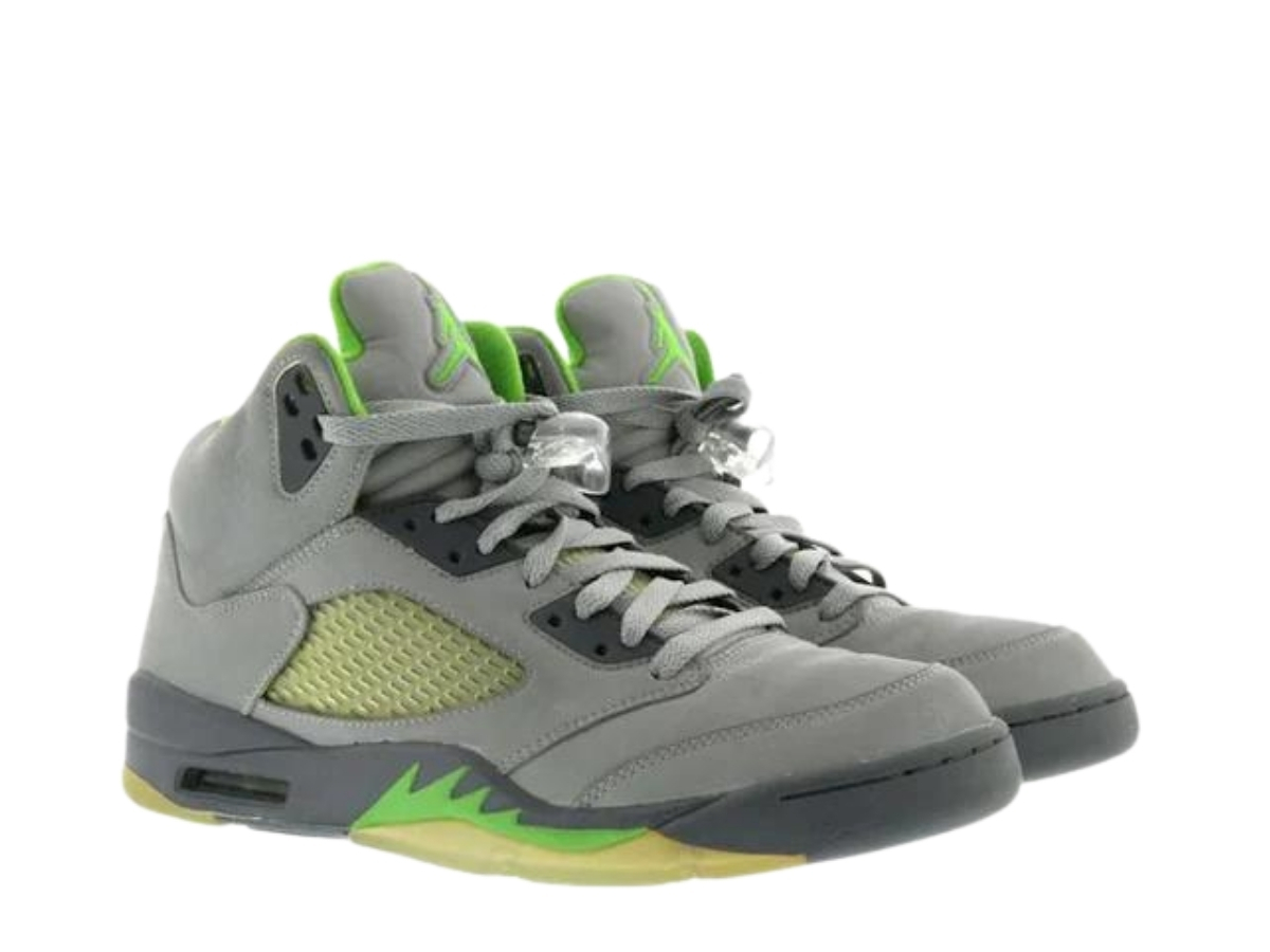 Jordan 5 Retro Green Bean Silver-Flint Grey