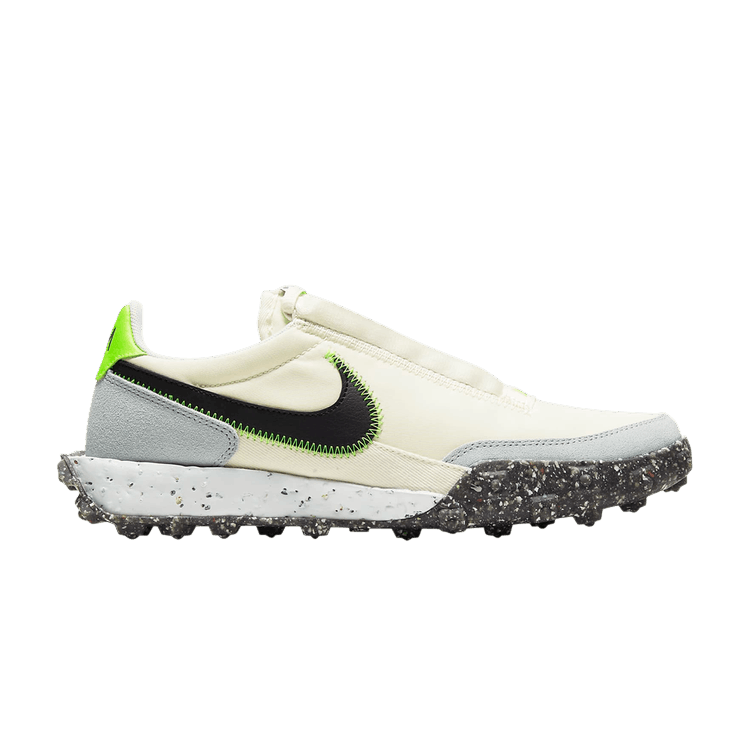 Nike Wmns Waffle Racer Crater 'Pale Ivory Electric Green'