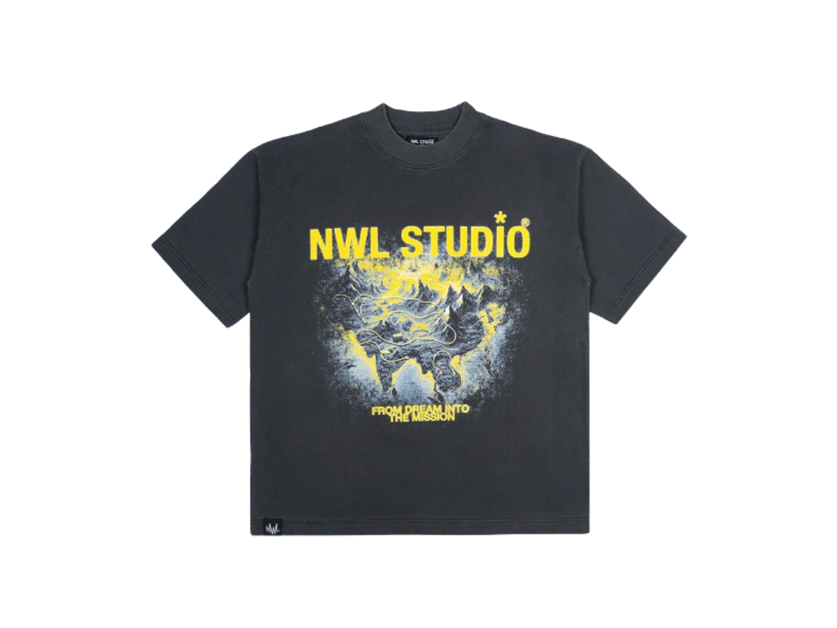ช้อป NWL DM11 Map Boxy T-Shirt Mid Fadeของแท้ที่ SASOM