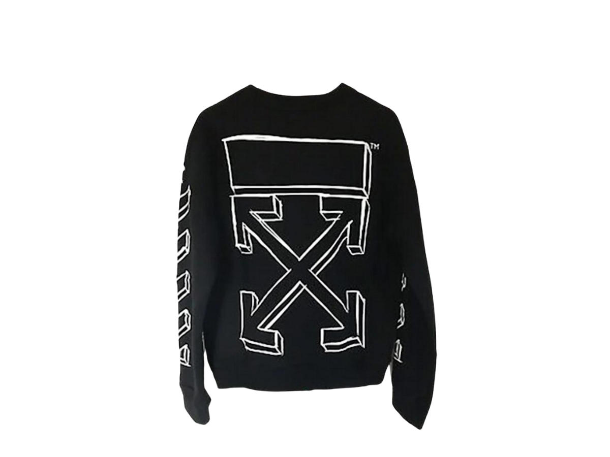 Buy Off-White Diagonal Marker Arrows L/S Tee Black | SASOM