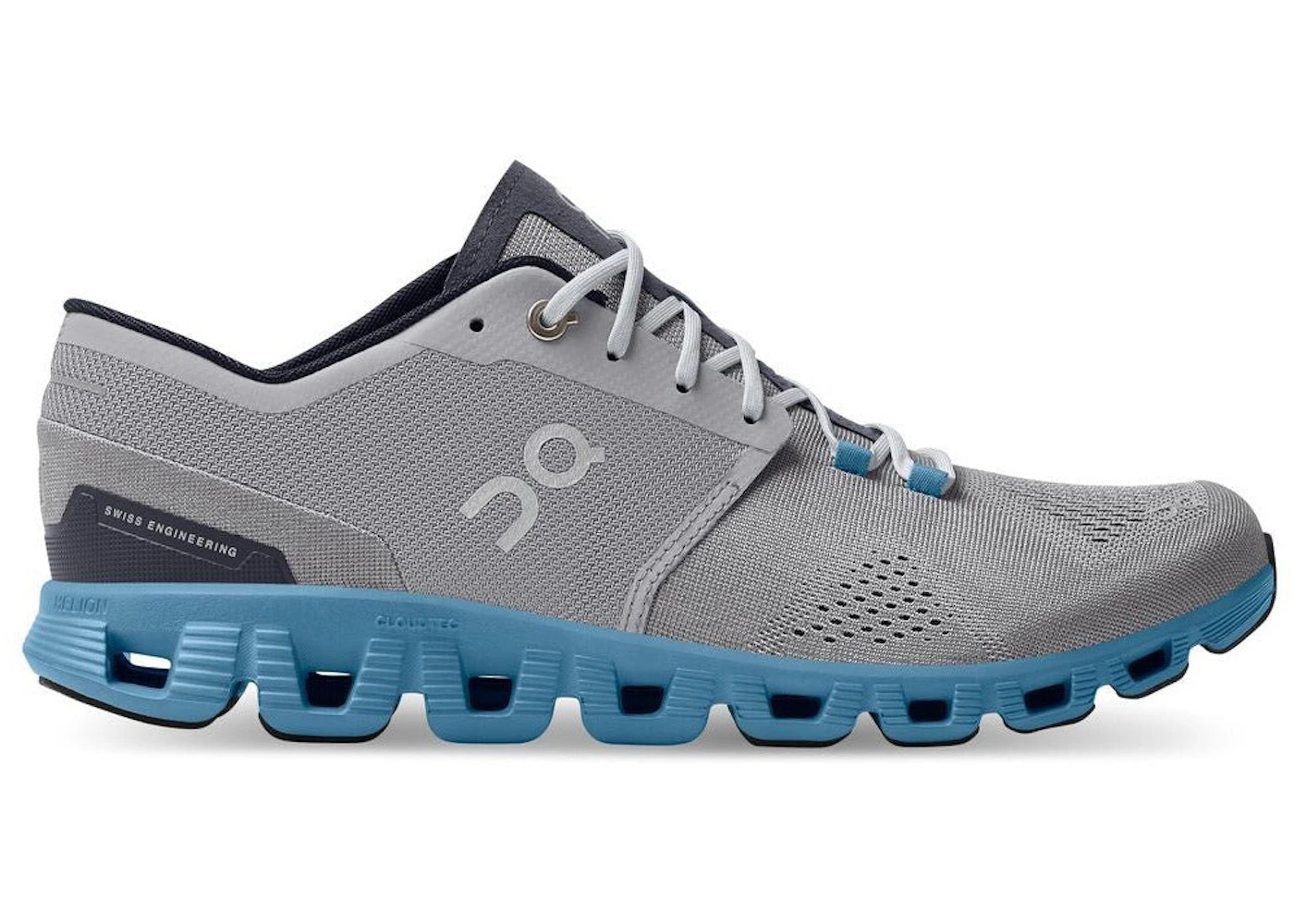 สนีกเกอร์ On Running Cloud X Alloy Grey Niagara Blue | SASOM