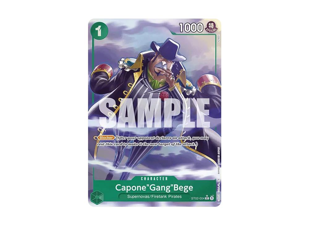 SASOM | ของสะสม One Piece Capone"Gang"Bege C-P [ST02-004] [EN](Premium Booster " CARD THE BEST ...