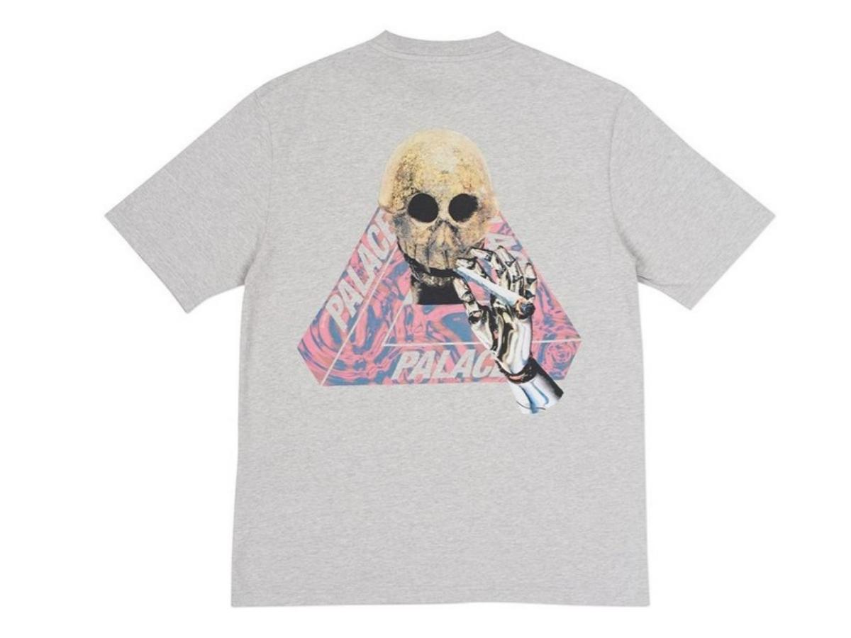 Palace 2017 Skeleton Tee T-Shirt Koszulka Grey | ของแท้